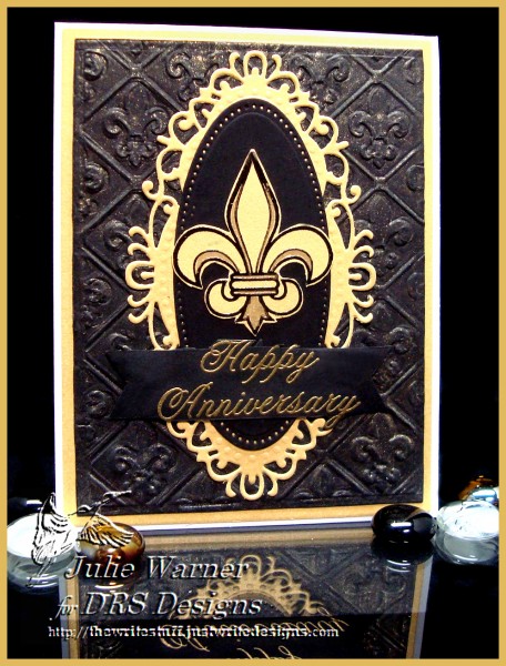 Gold Fleur de Lis Anniversary – The Write Stuff