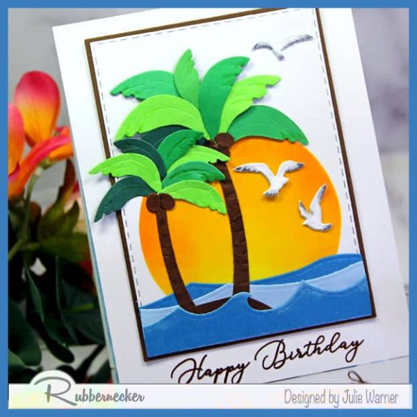 A Beach Themed Birthday Card - Rubbernecker Blog
