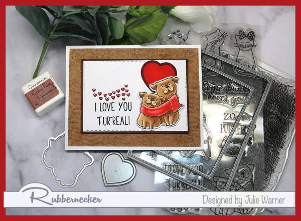 A Sweet Handmade Card With Dogs To Send Love! - Rubbernecker Blog